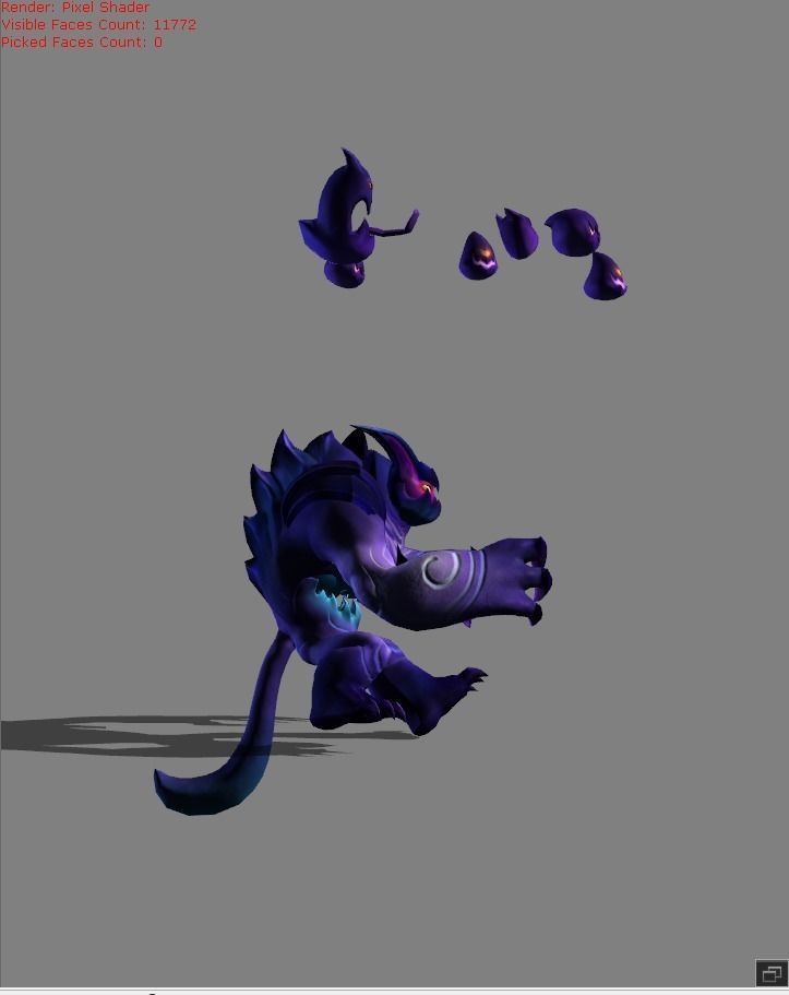3D model Gloo Swamp Spirits VR / AR / low-poly | CGTrader