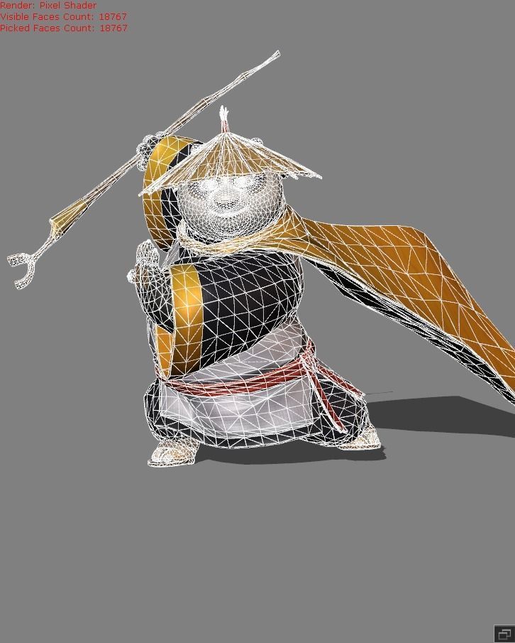 3D model Akai Kungfu Panda Skin VR / AR / low-poly | CGTrader