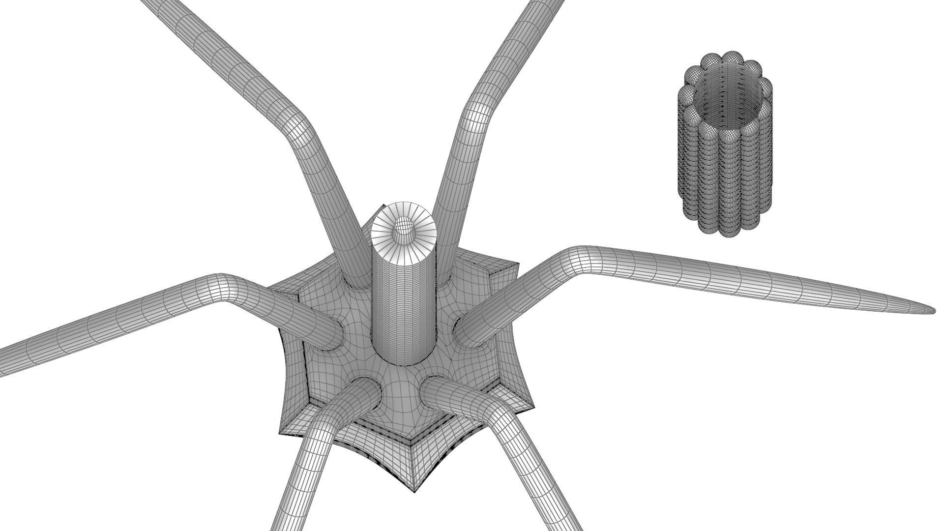Printable Bacteriophage 3D model 3D printable | CGTrader