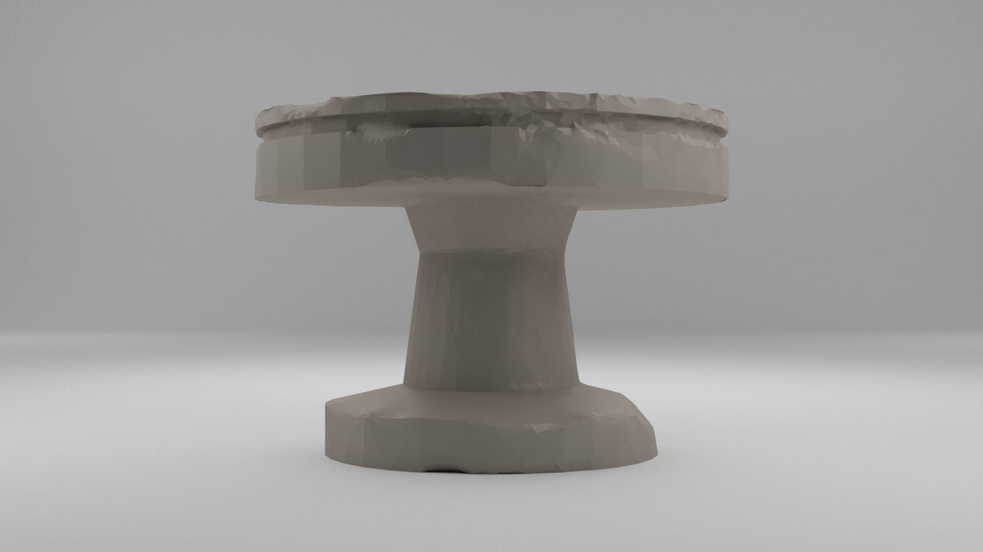 Stone Table free 3D model 3D printable | CGTrader