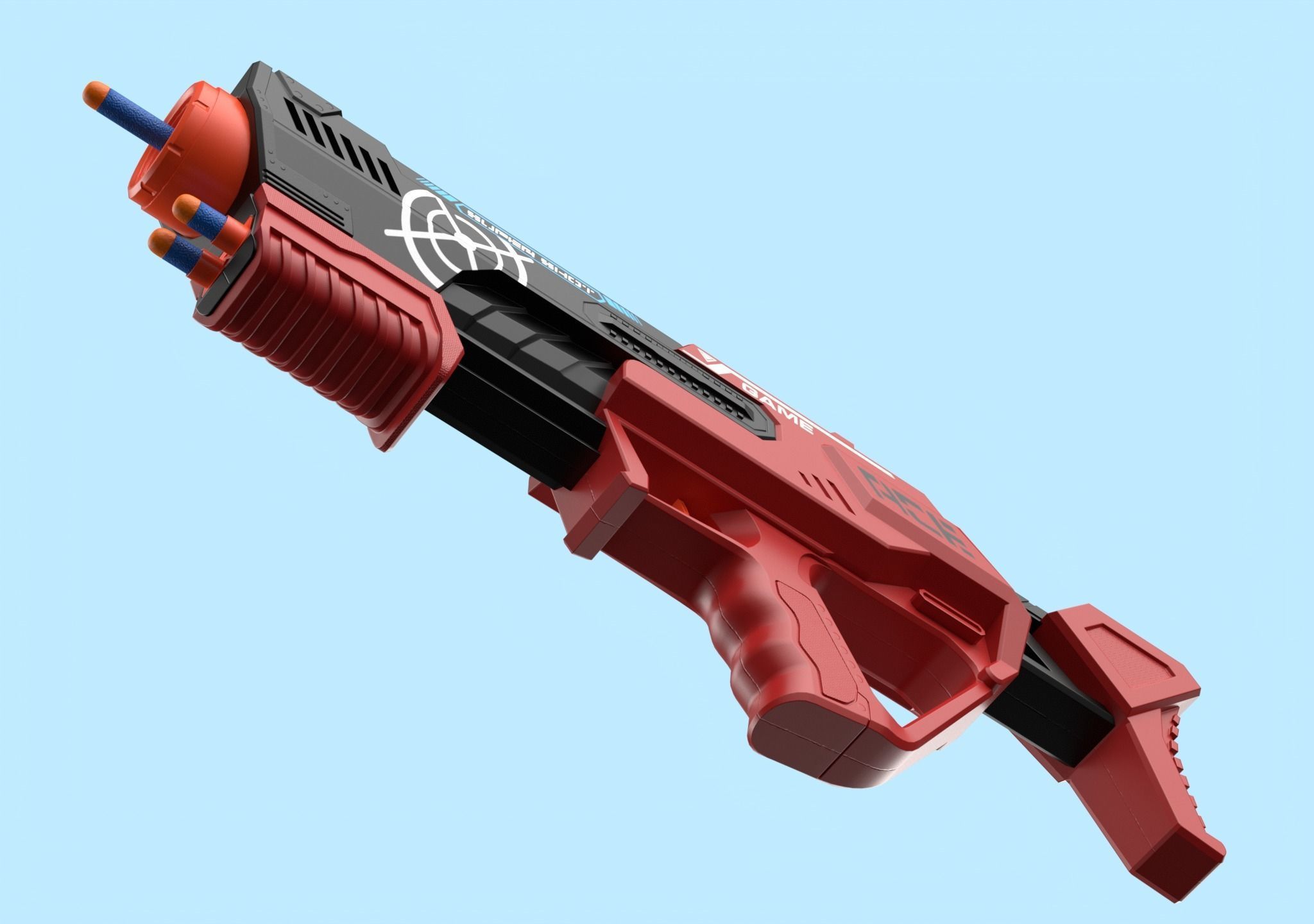 3D model Super Shot Gun VR / AR / low-poly | CGTrader