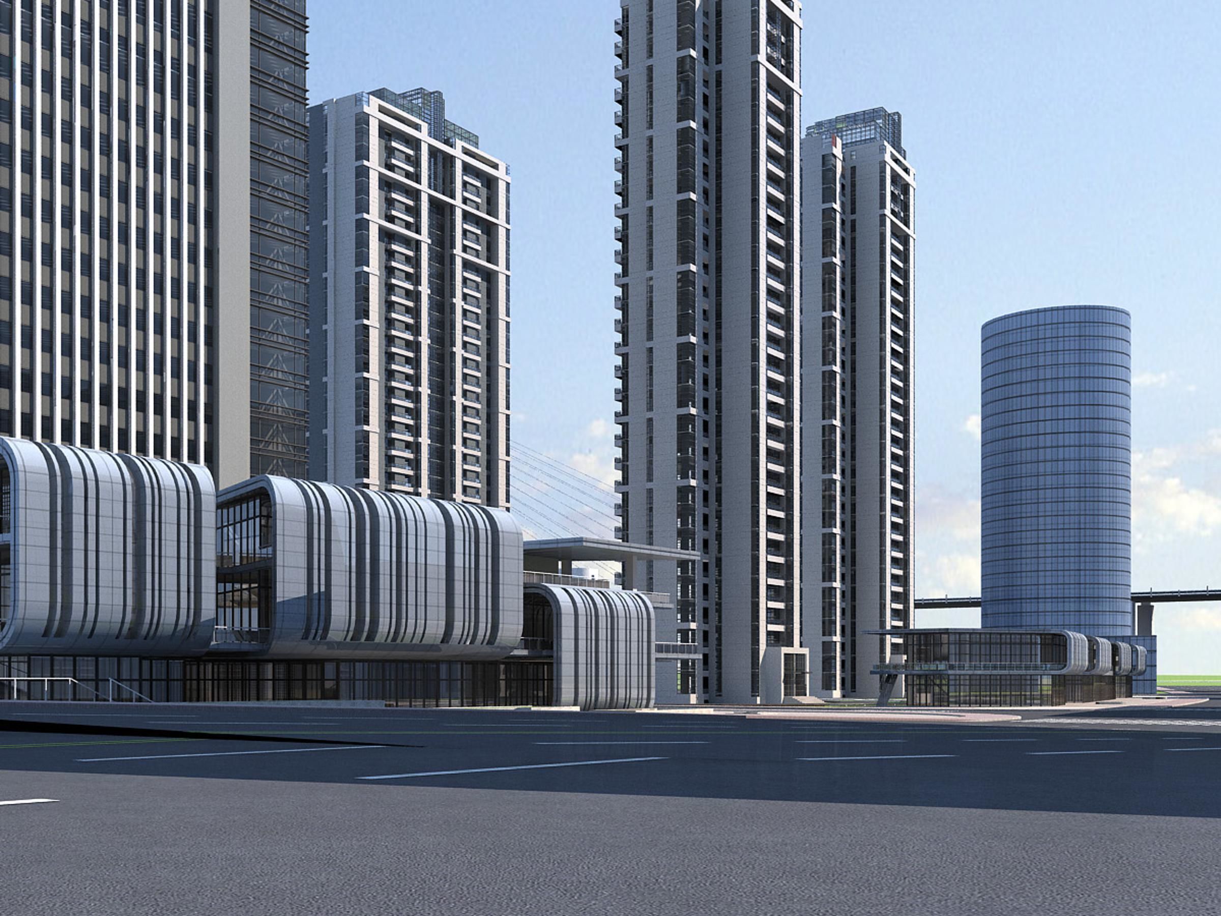 Comprehensive Commercial Modern Area Texture | CGTrader