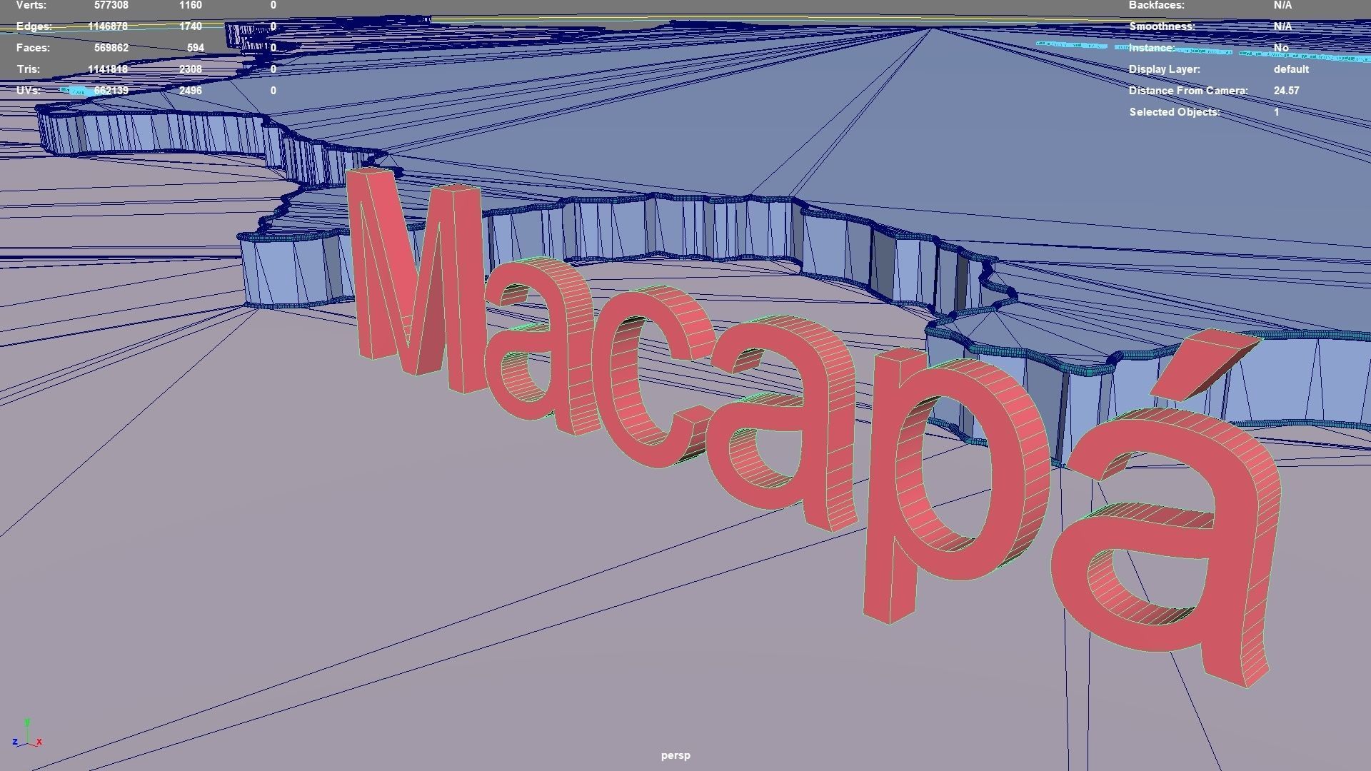 Amapa North Region Brazil map region geography political 3D model ...