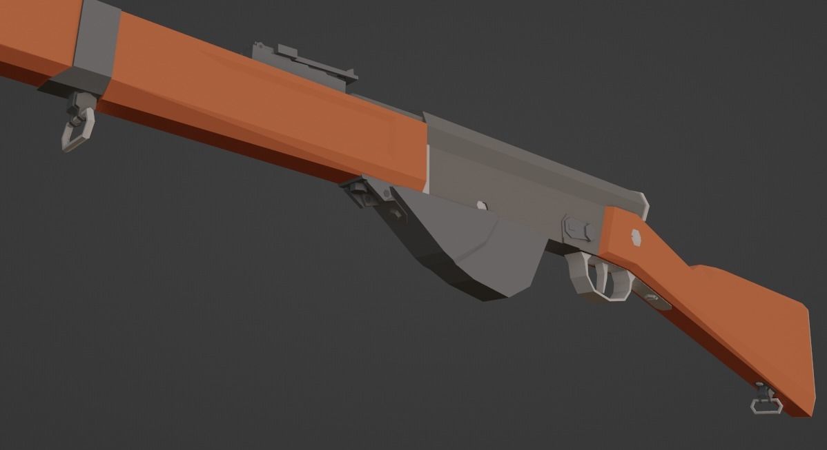 3D model Low Poly RSC 1917 VR / AR / low-poly | CGTrader
