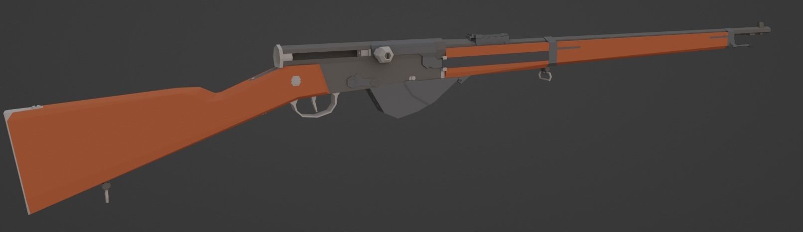 3D model Low Poly RSC 1917 VR / AR / low-poly | CGTrader