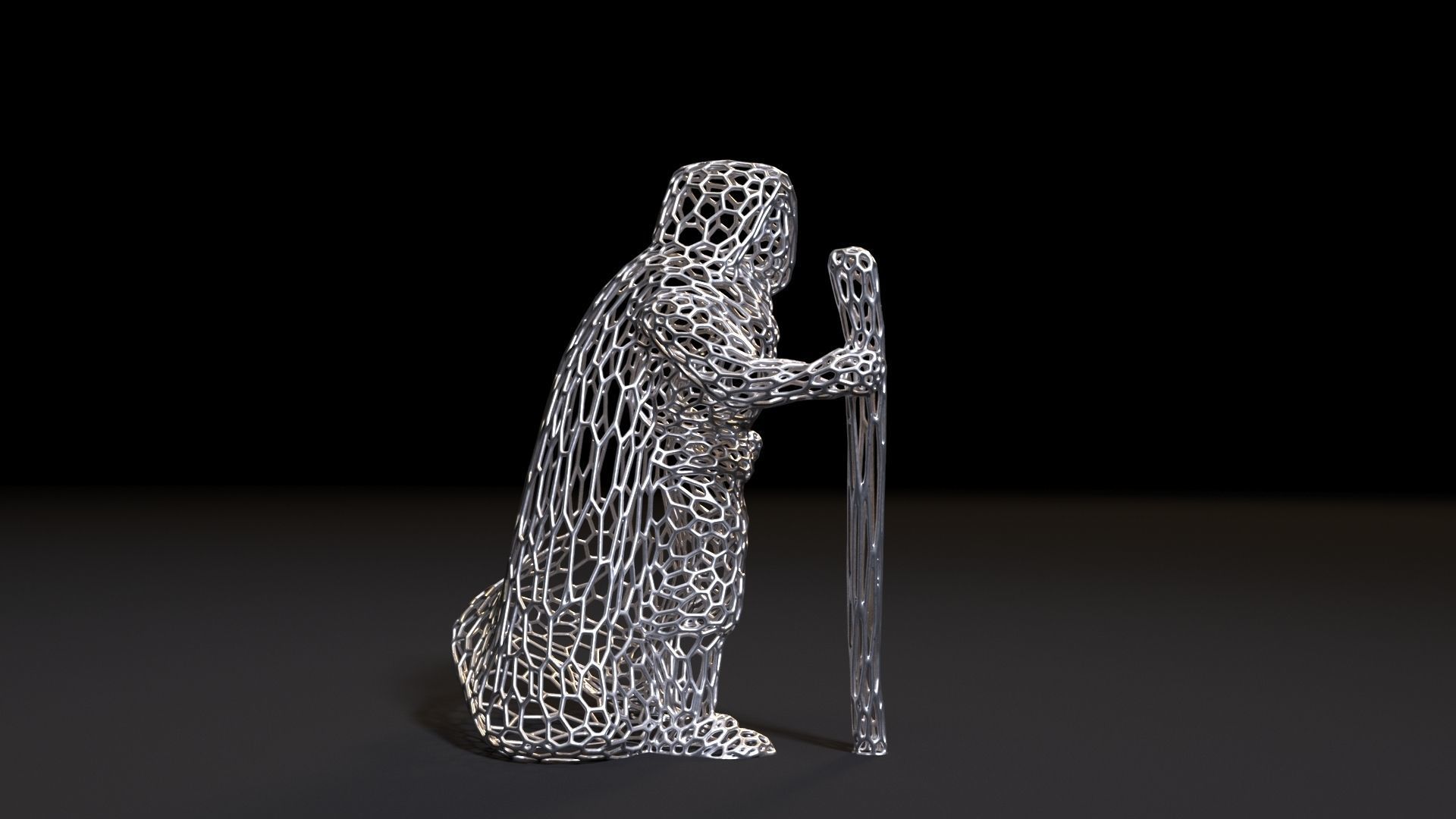 Witcher wizard 3D model 3D printable | CGTrader