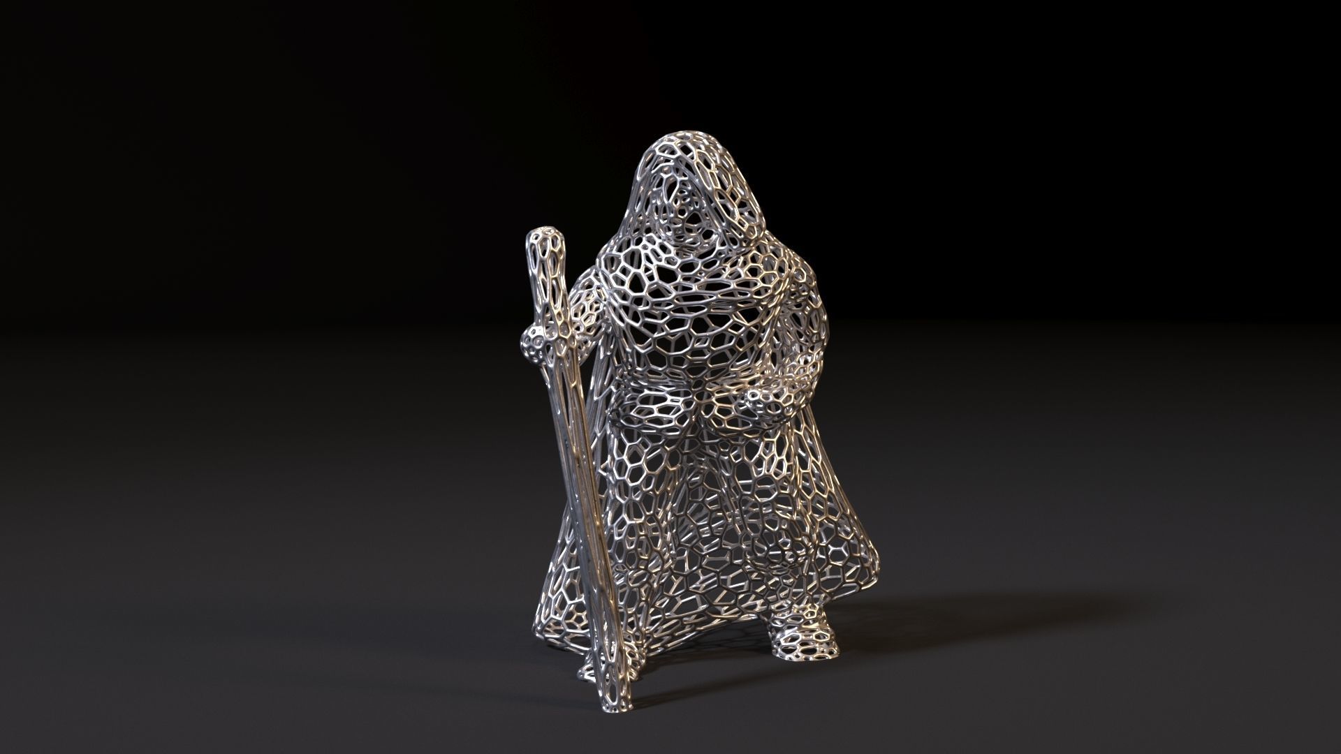 Witcher wizard 3D model 3D printable | CGTrader