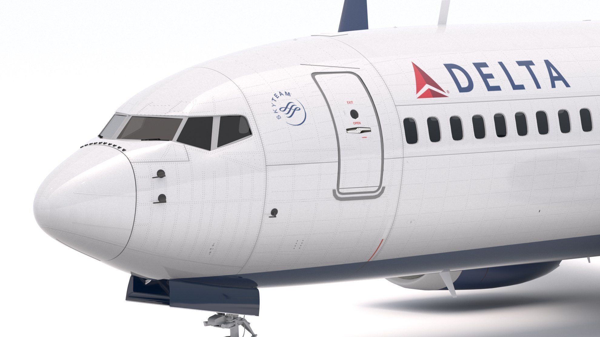 Boeing 737-800 MAX Delta Airlines 3D model | CGTrader