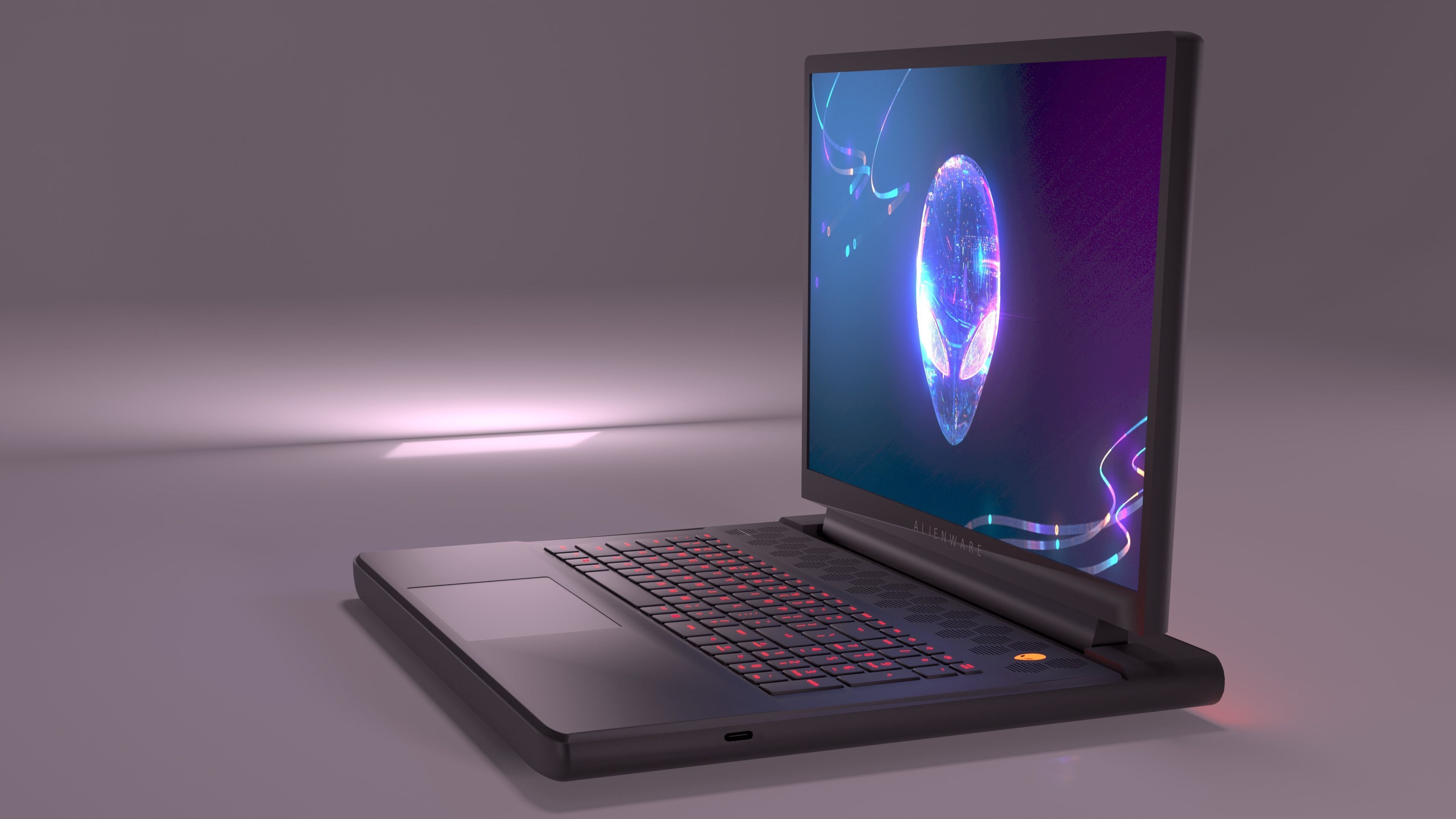 Alienware m18 Gaming Laptop free 3D model | CGTrader