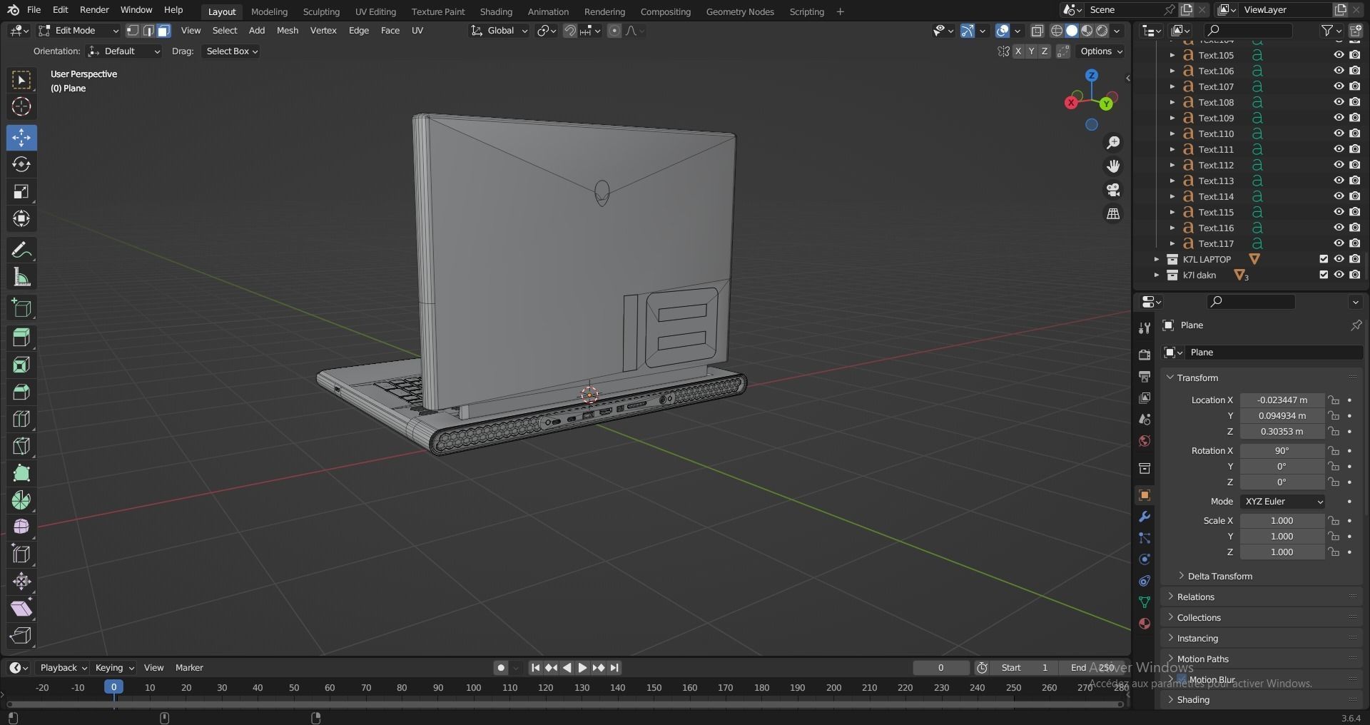 Alienware m18 Gaming Laptop free 3D model | CGTrader