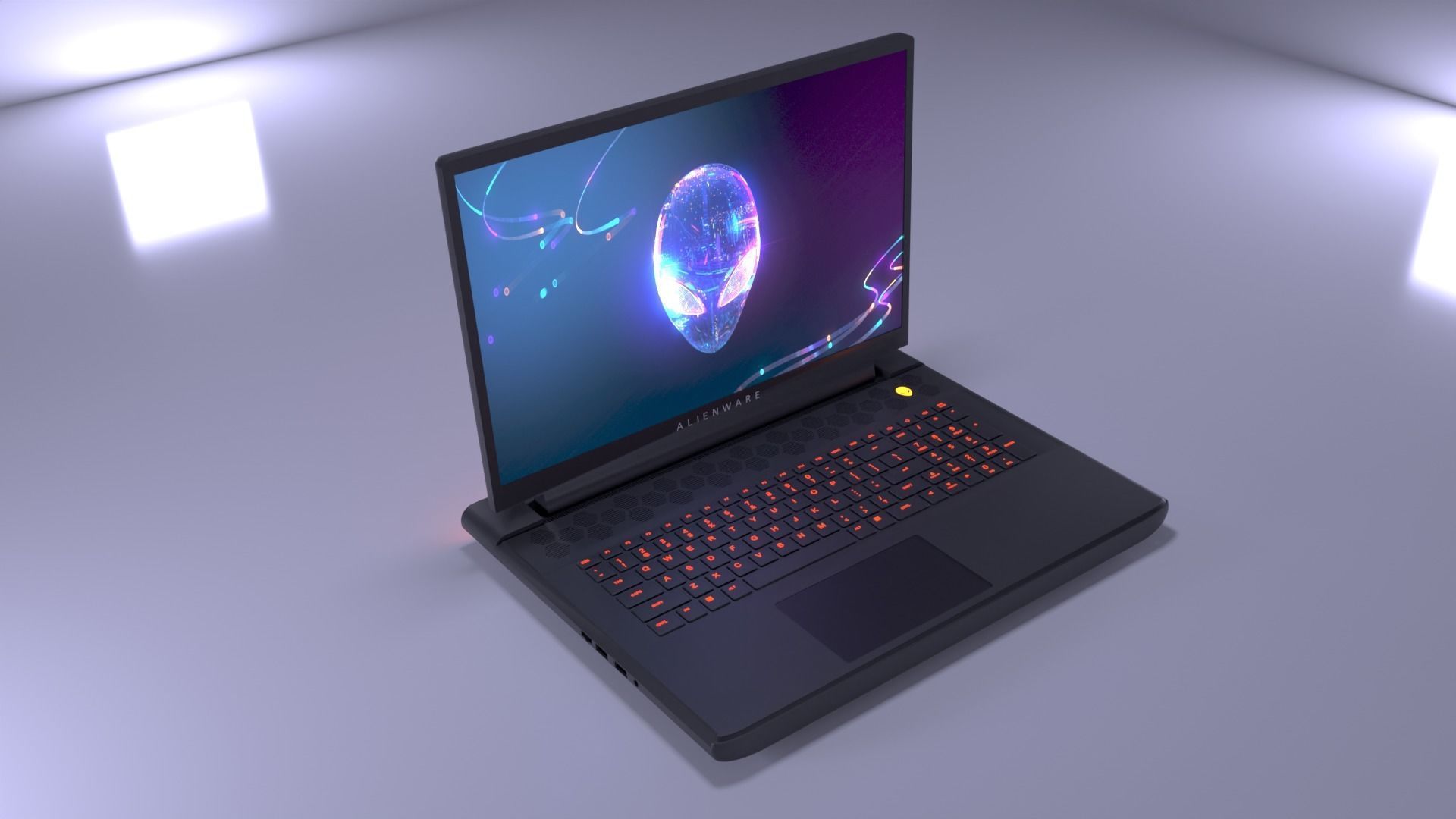 Alienware m18 Gaming Laptop free 3D model | CGTrader
