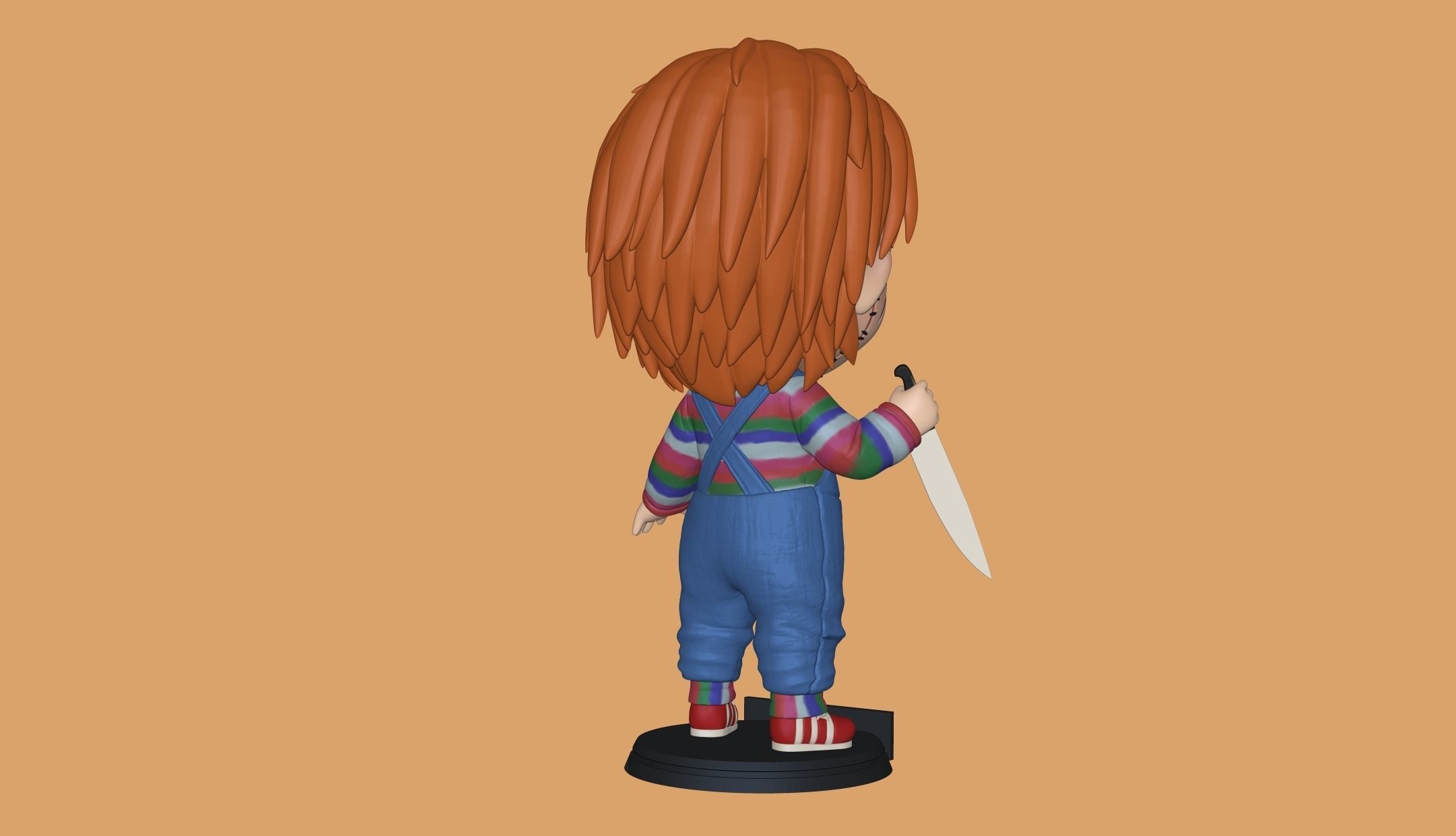 Chucky Chibi 3D model 3D printable | CGTrader