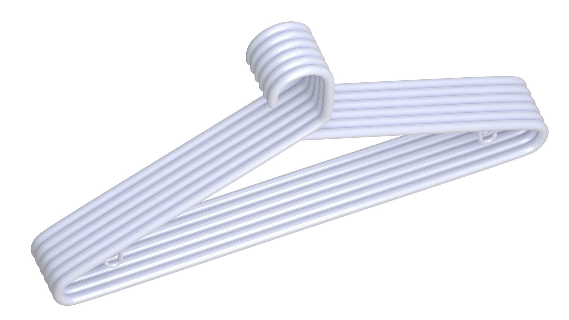 Plastic Tubular Clothes Hanger Collection 3D model | CGTrader