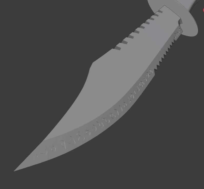 Vtuber Shxtou Shoto knife 3d model 3d print STL 3D model 3D printable ...