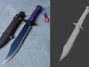 Vtuber Shxtou Shoto knife 3d model 3d print STL 3D model 3D printable ...