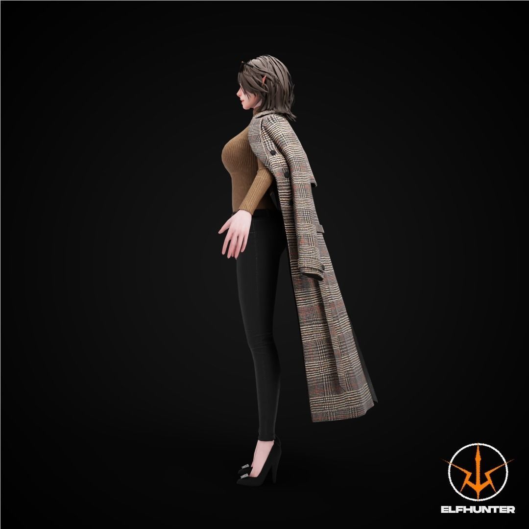 3D model EXCLUSIVE ELF HUNTER EDITION RIGGED CHARACTER ELF WORK ...