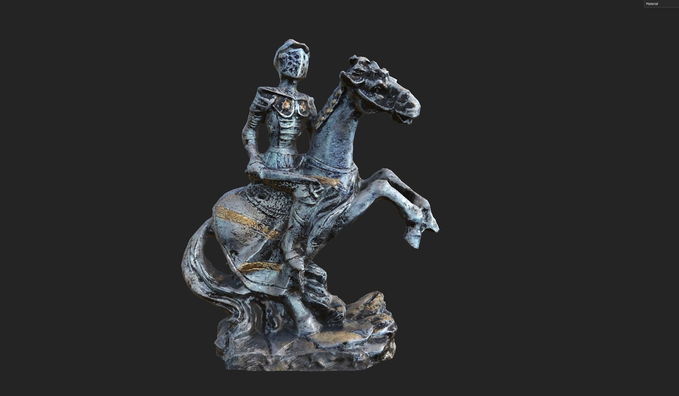 knight On Horse Statue free VR / AR / low-poly 3D model | CGTrader