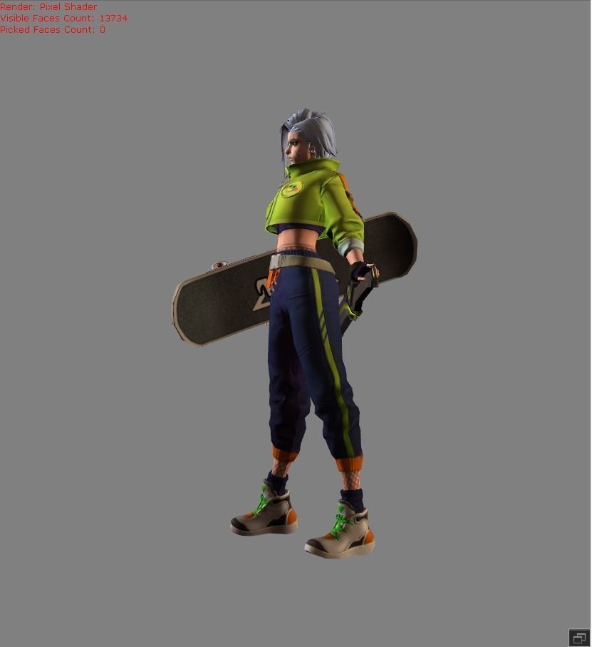 3D model Benedetta Street Blow Skin VR / AR / low-poly | CGTrader