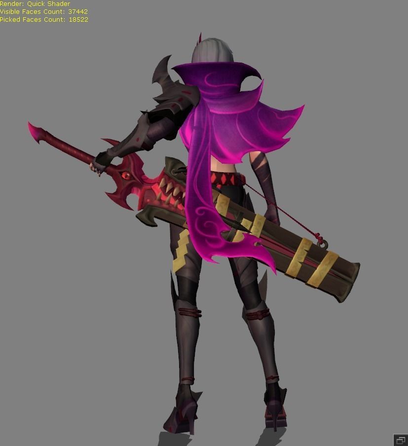 Benedetta Death Oath Skin 3D model animated rigged | CGTrader