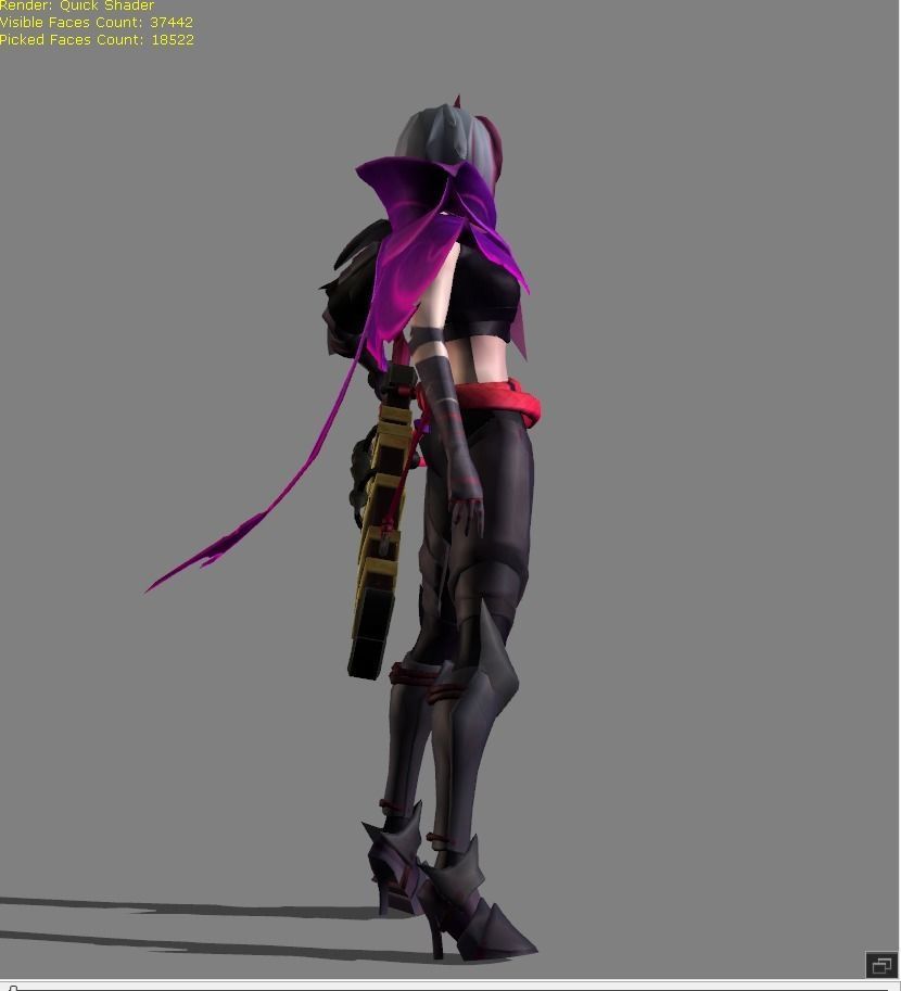 Benedetta Death Oath Skin 3D model animated rigged | CGTrader