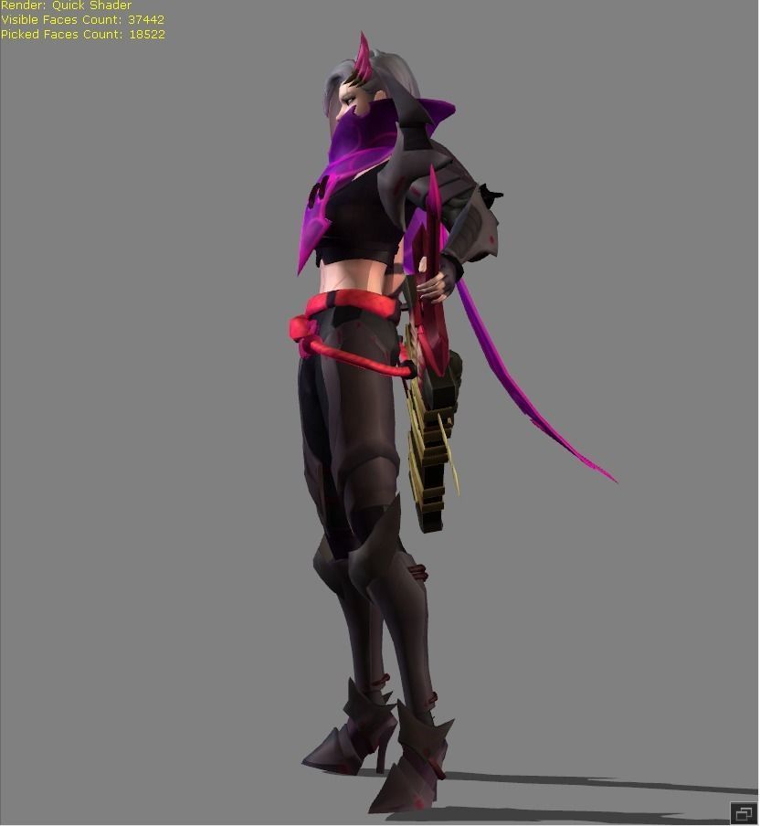 Benedetta Death Oath Skin 3D model animated rigged | CGTrader