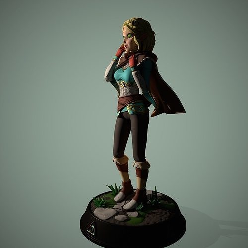 Zelda 3D model 3D printable | CGTrader