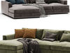 Andre Sectional Graceland Slate 3D model | CGTrader