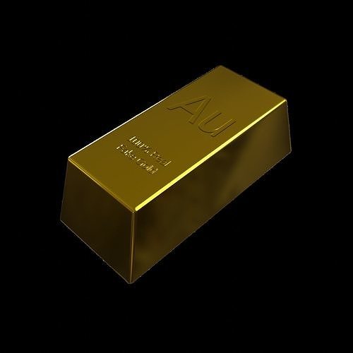 Gold Bar free 3D model | CGTrader