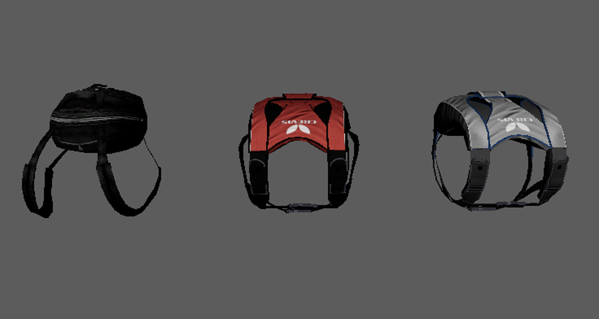 3D model Parashoot bags VR / AR / low-poly | CGTrader