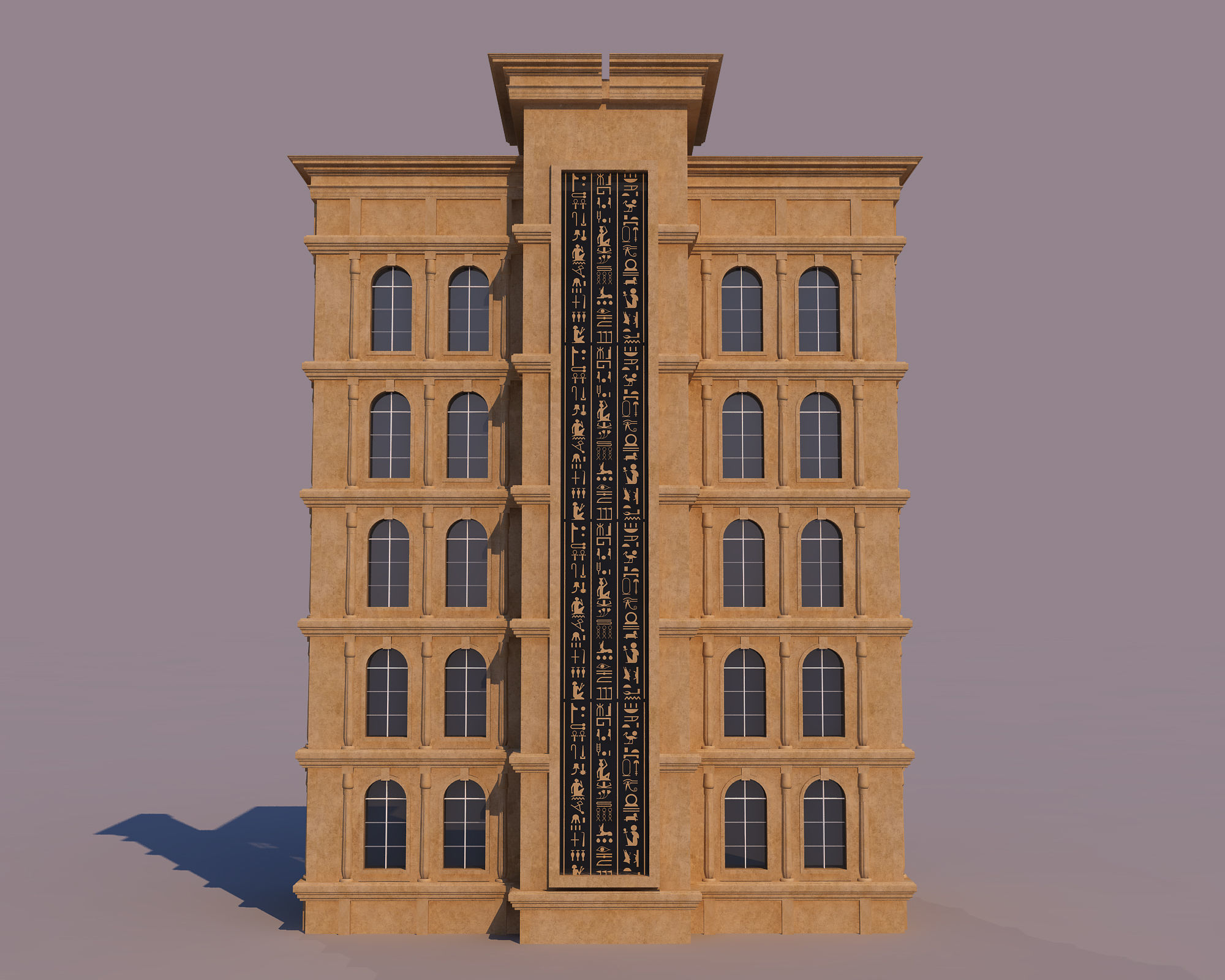 0209 - Building Facade 3D model | CGTrader