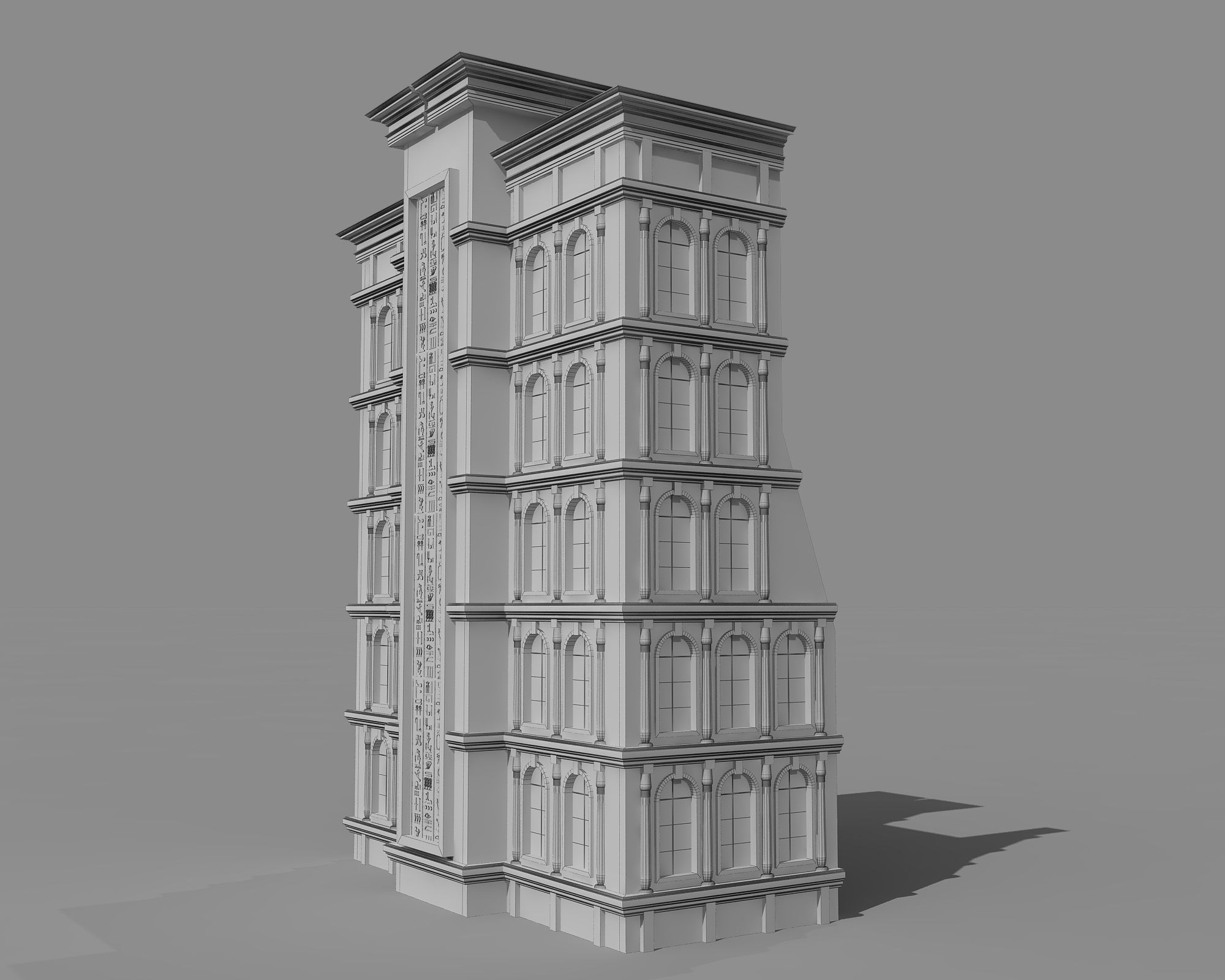 0209 - Building Facade 3D model | CGTrader