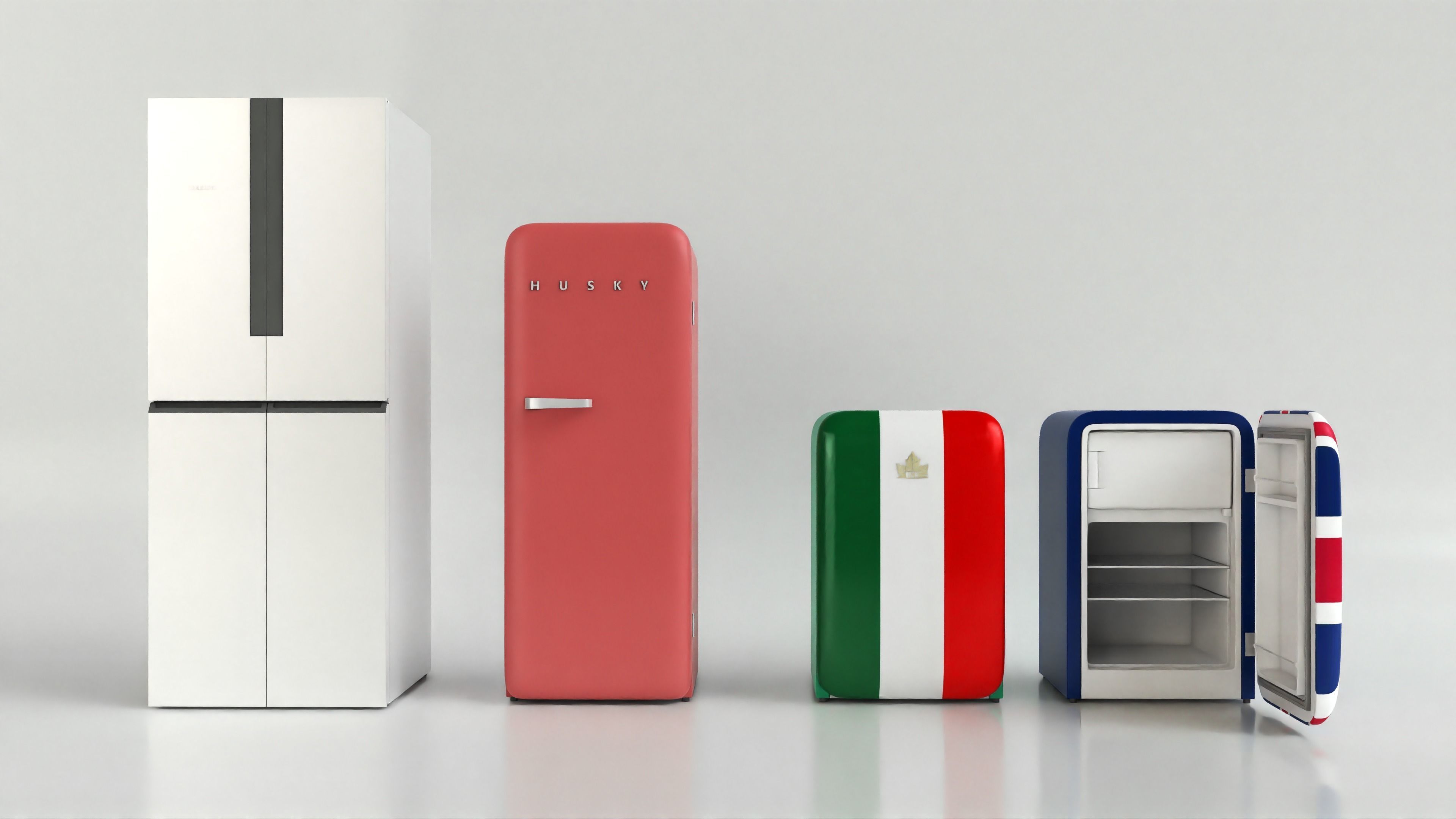 mini fridge with freezer 3D model 3D model | CGTrader