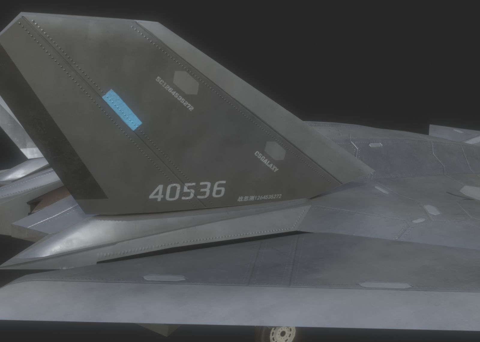 3D model Future PLAAF White Emperor Advanced Air Combat System VR / AR ...