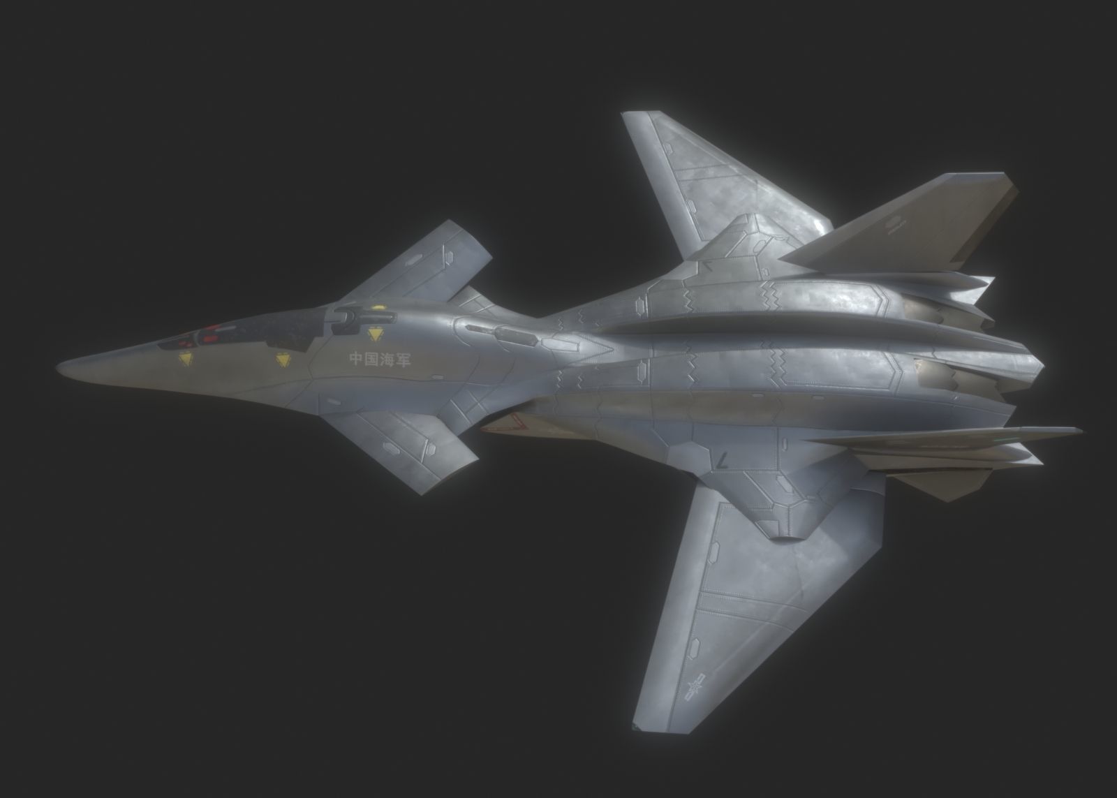 3D model Future PLAAF White Emperor Advanced Air Combat System VR / AR ...