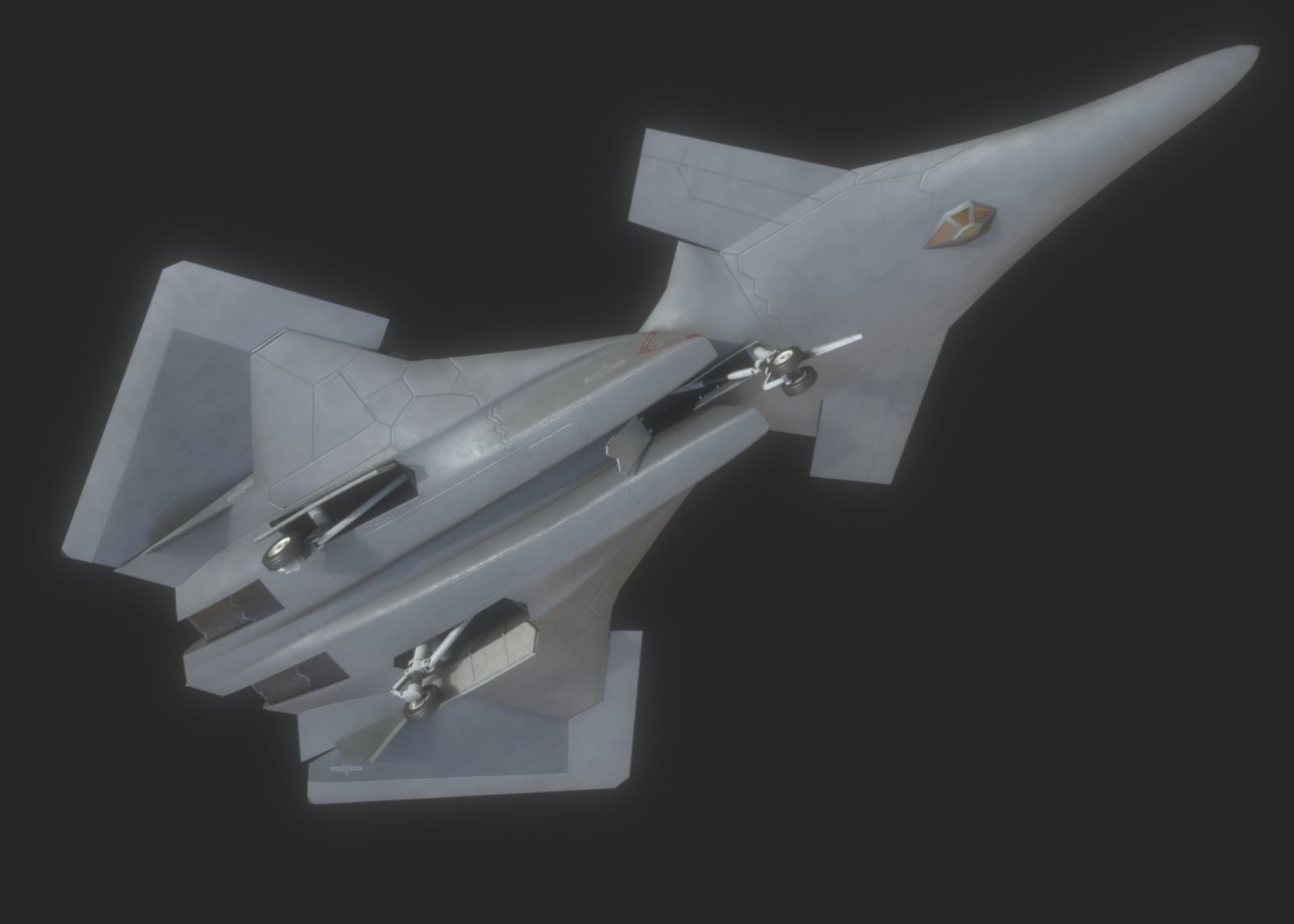 3D model Future PLAAF White Emperor Advanced Air Combat System VR / AR ...