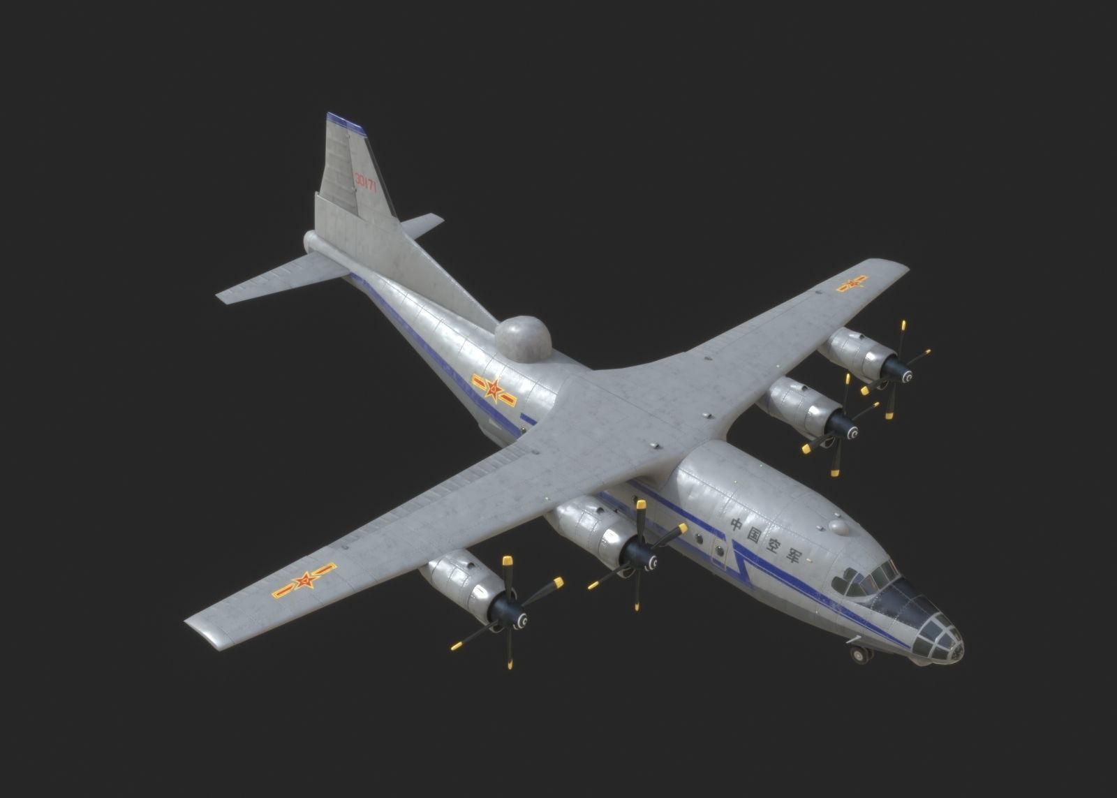 3D model China Yun-8 Transport Aircraft Family High tech series ...