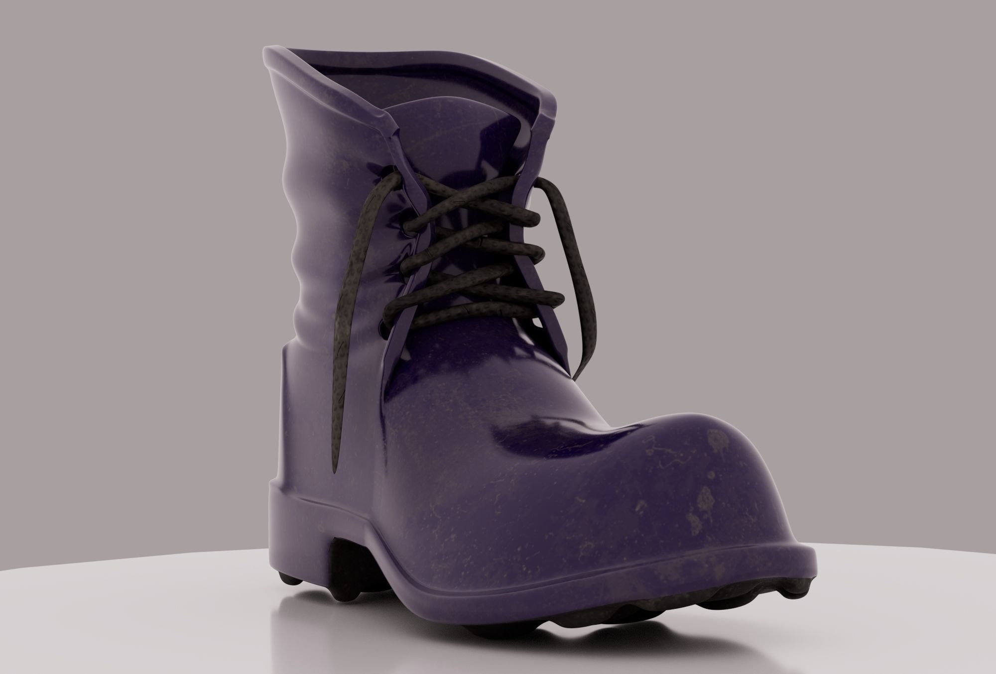 3D model white boot VR / AR / low-poly | CGTrader