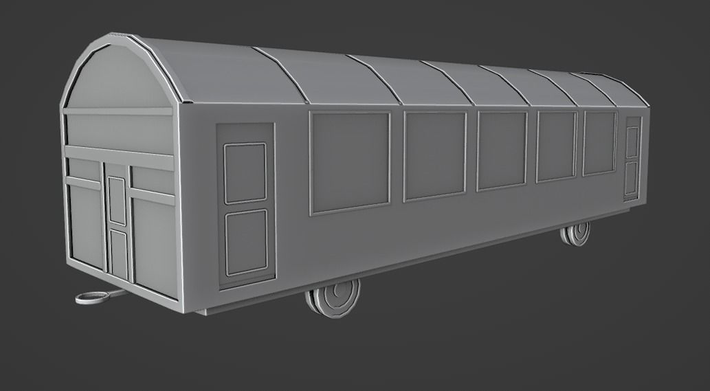 3D model Mugen Train inside - Demon slayer 3D model VR / AR / low-poly ...