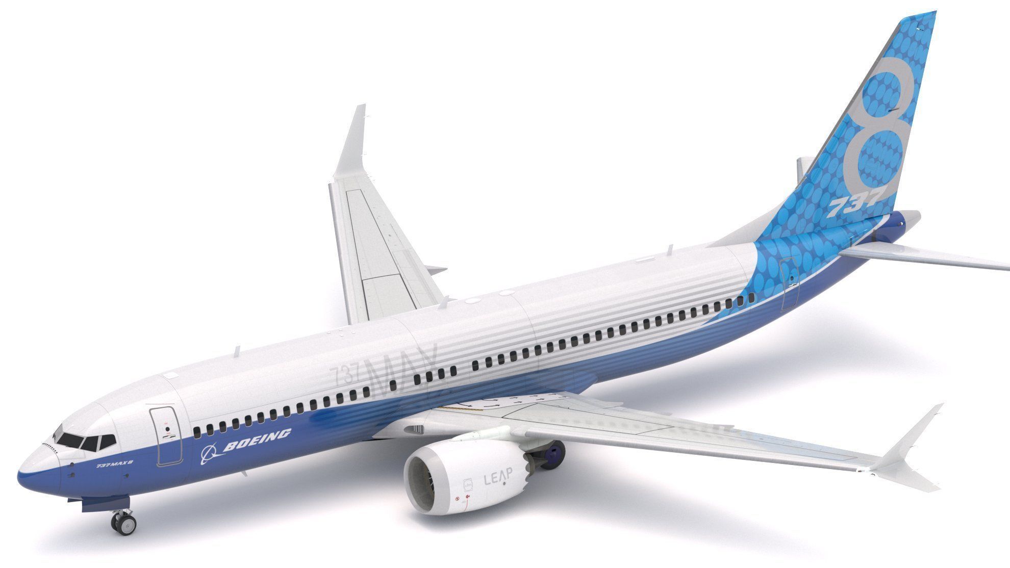 Boeing 737-800 MAX House Livery 3D model | CGTrader