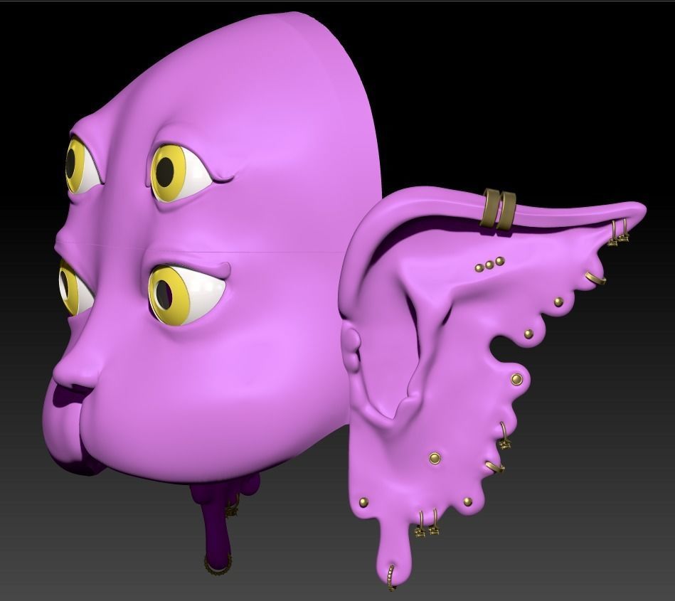 MELANIE MARTINEZ PORTALS MASK WITH ACCURATE EARS 3D model 3D printable ...