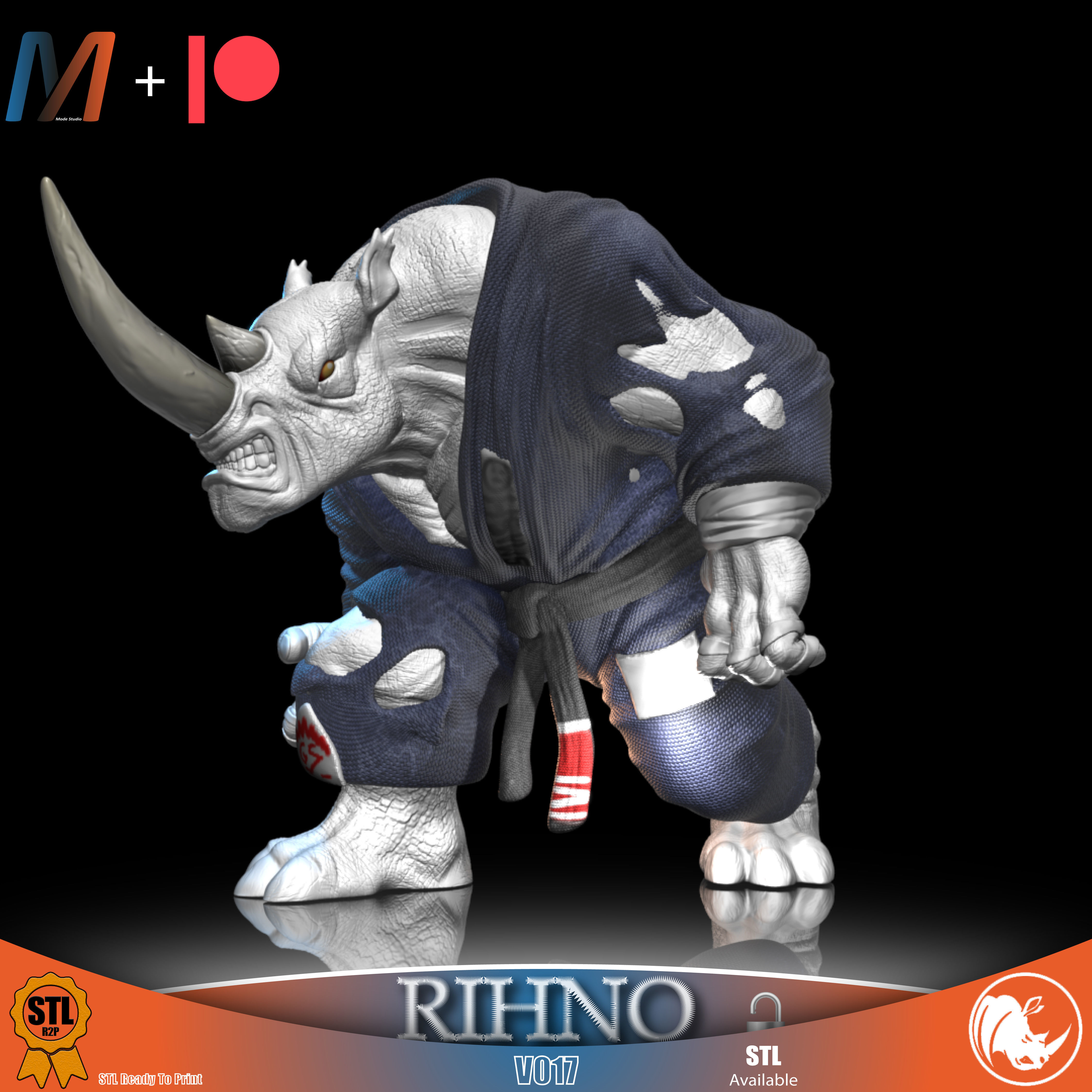 V017 - RHINO 3D model 3D printable | CGTrader