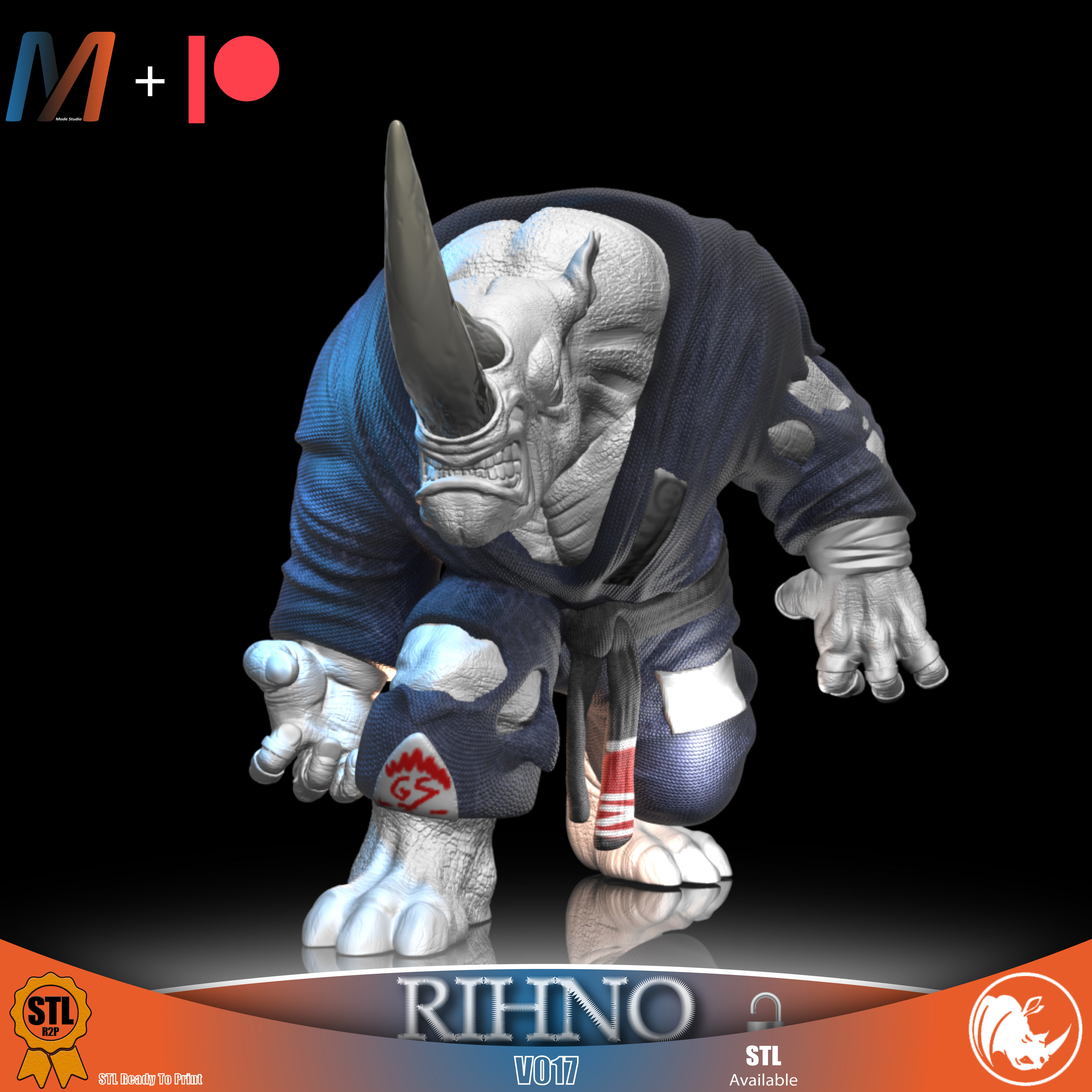 V017 - RHINO 3D model 3D printable | CGTrader