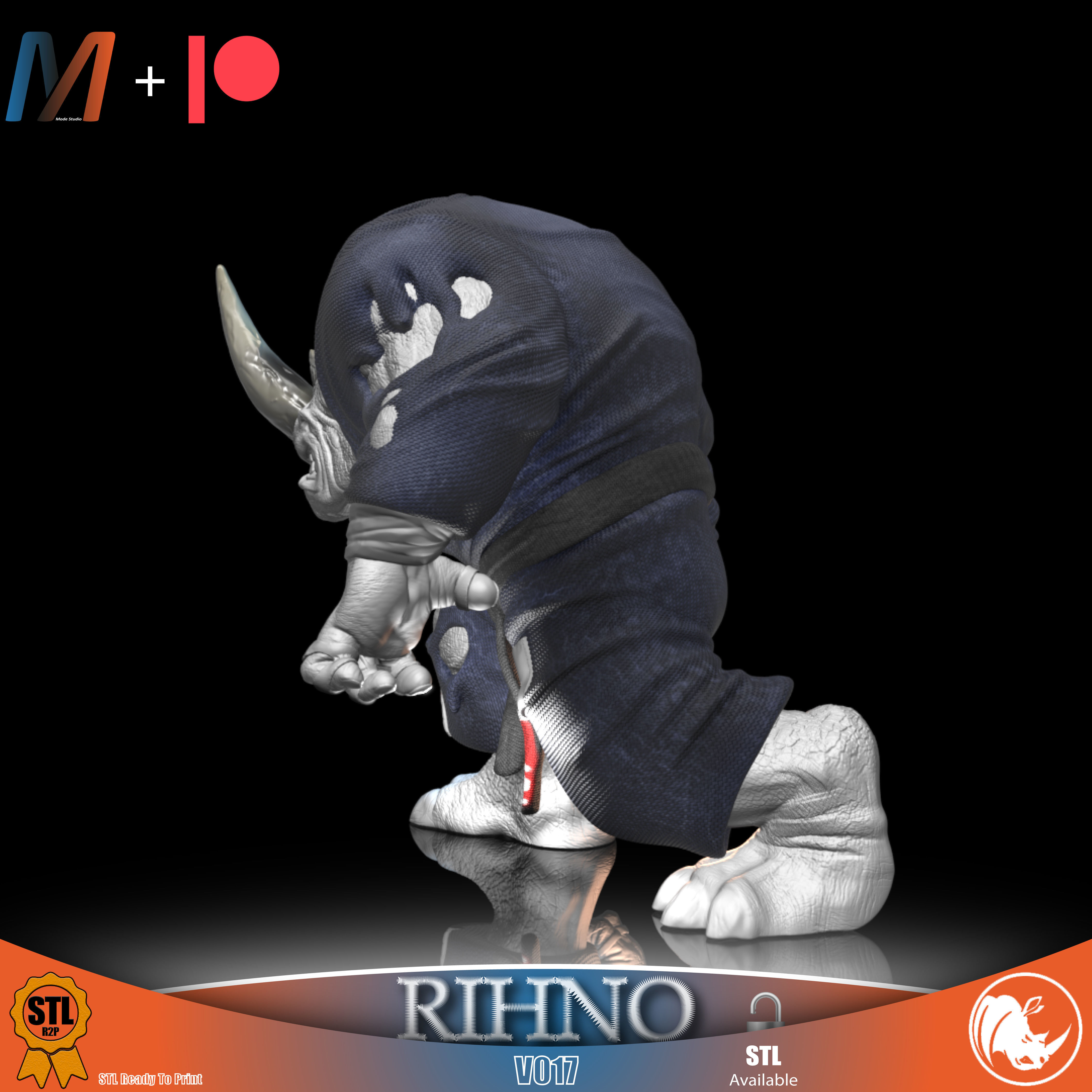 V017 - RHINO 3D model 3D printable | CGTrader