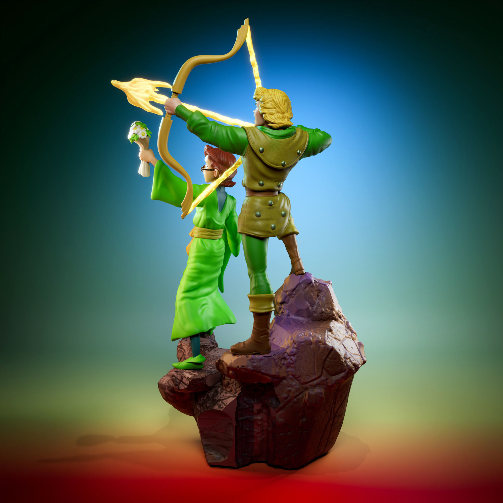 Hank e Presto - Dungeons and Dragons 3D model 3D printable | CGTrader