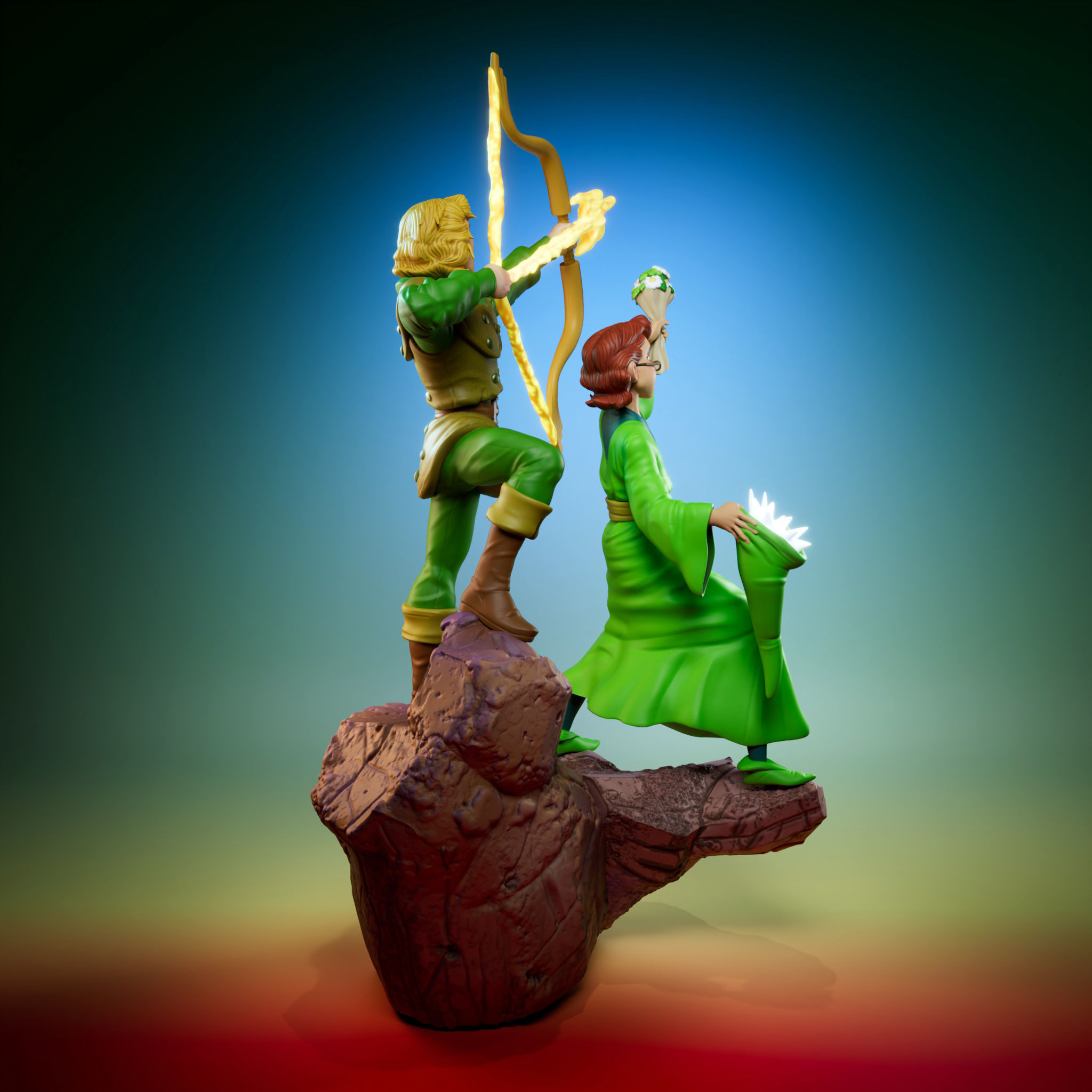 Hank e Presto - Dungeons and Dragons 3D model 3D printable | CGTrader