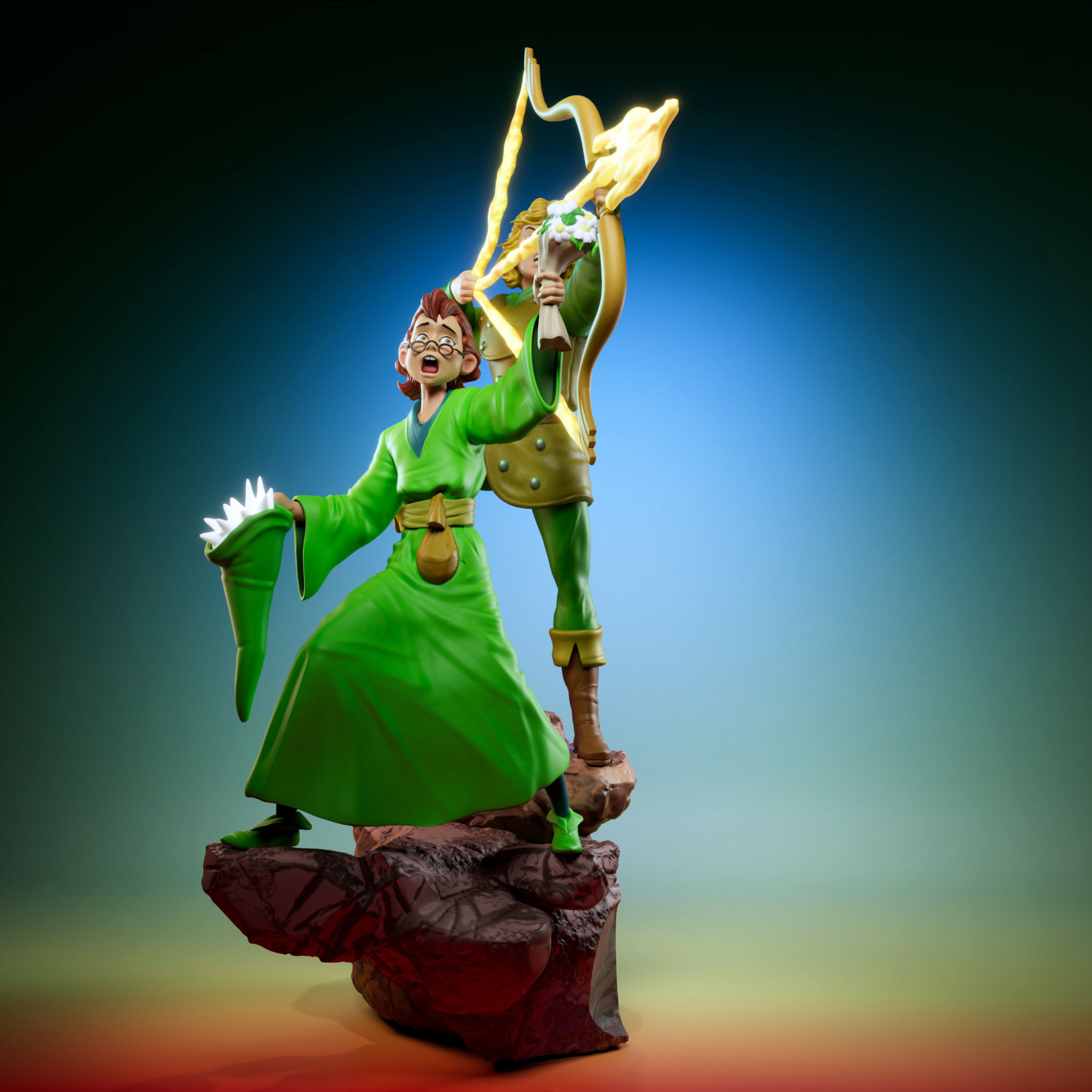 Hank e Presto - Dungeons and Dragons 3D model 3D printable | CGTrader