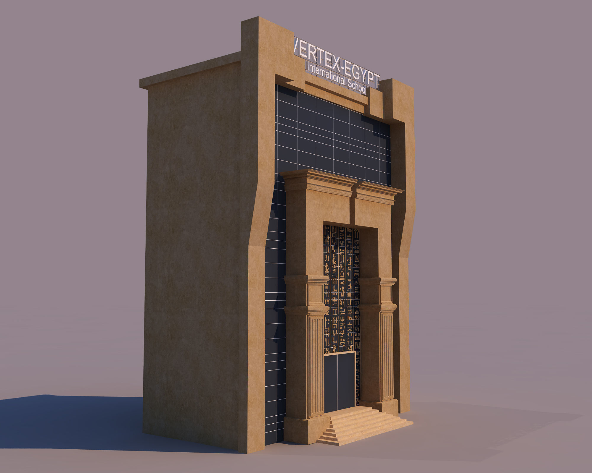 0210 - Building Entrance 3D model | CGTrader