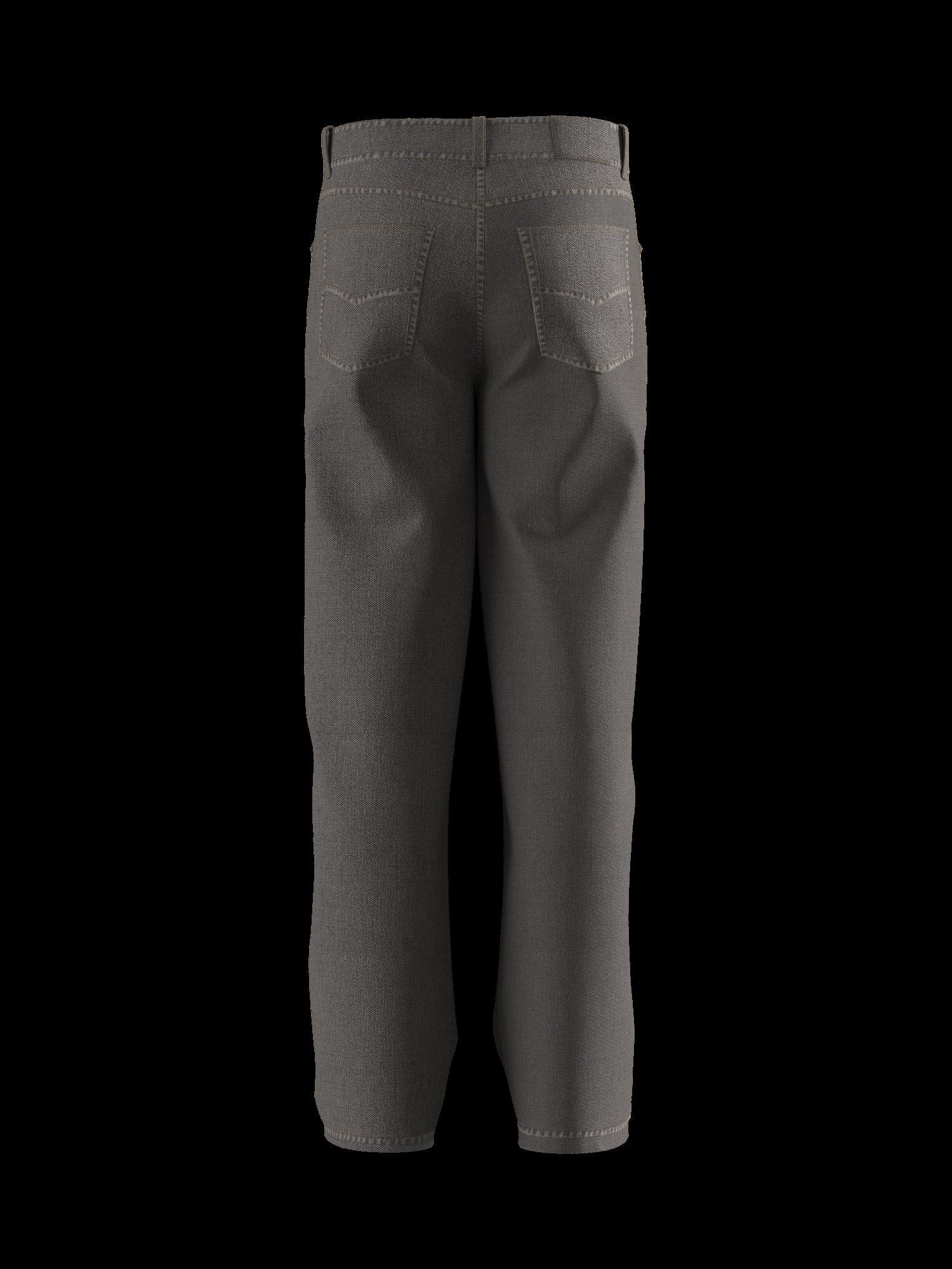 Male denim jean 3D model animated rigged | CGTrader
