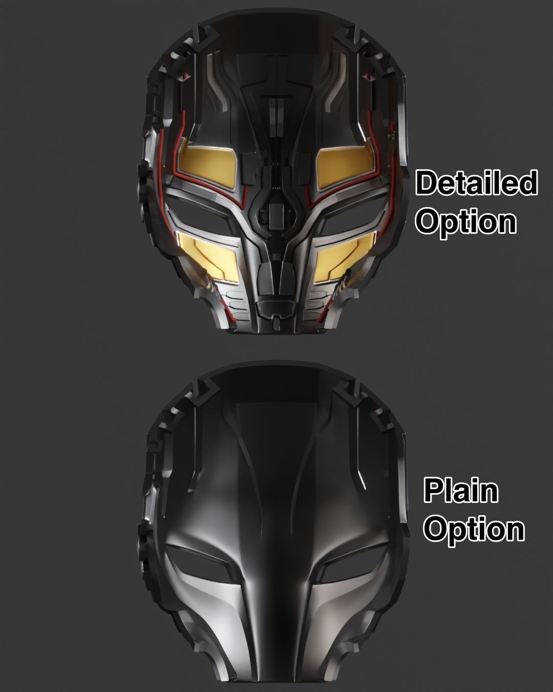 Ultron Sentry Non-Motorized 3D Printable Helmet 3D model 3D printable ...