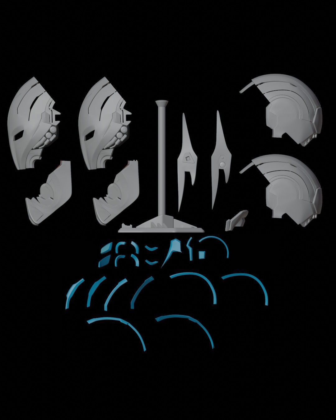 Ultron Sentry Non-Motorized 3D Printable Helmet 3D model 3D printable ...